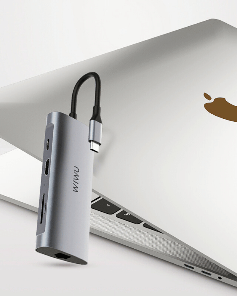 WIWU Hub Alpha 831HRT USB C Hub 8 in 1 - El Lugar del Hombre